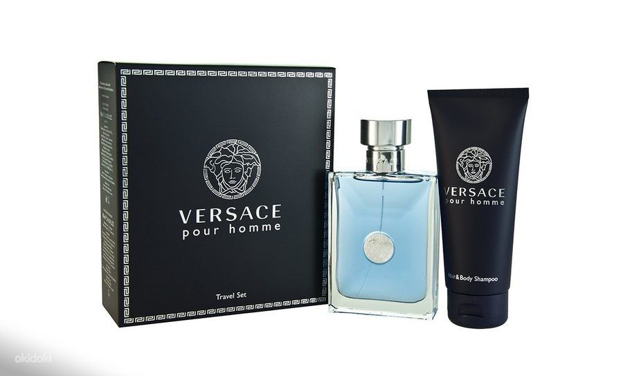 VERSACE POUR HOMME мужской подарочный набор (туалетная вода 30 мл ...